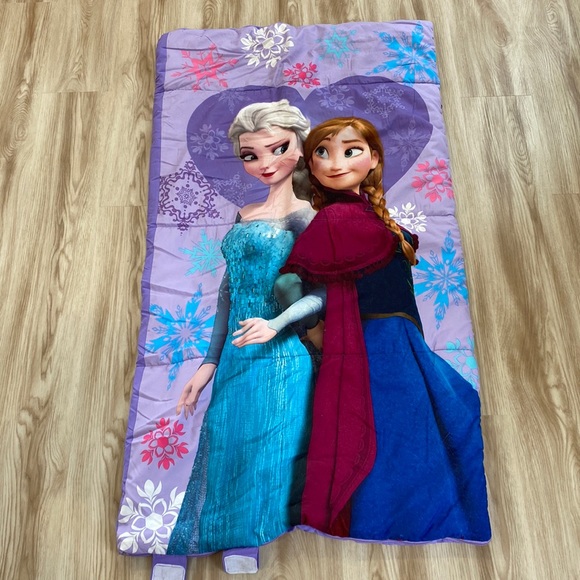 Disney | Bedding | Girls Frozen Elsa And Anna Sleeping Bag | Poshmark